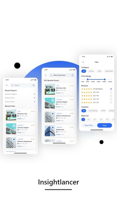 Real Estate Mobile App | UIUX Design | Figma UI Kit | Real Estate App ...