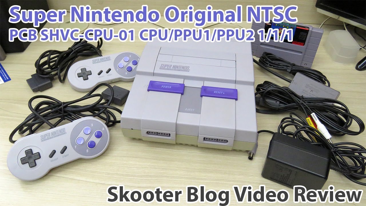 [Review] Super Nintendo Original NTSC PCB SHVC-CPU-01 CPU/PPU1/PPU2 1/1 ...
