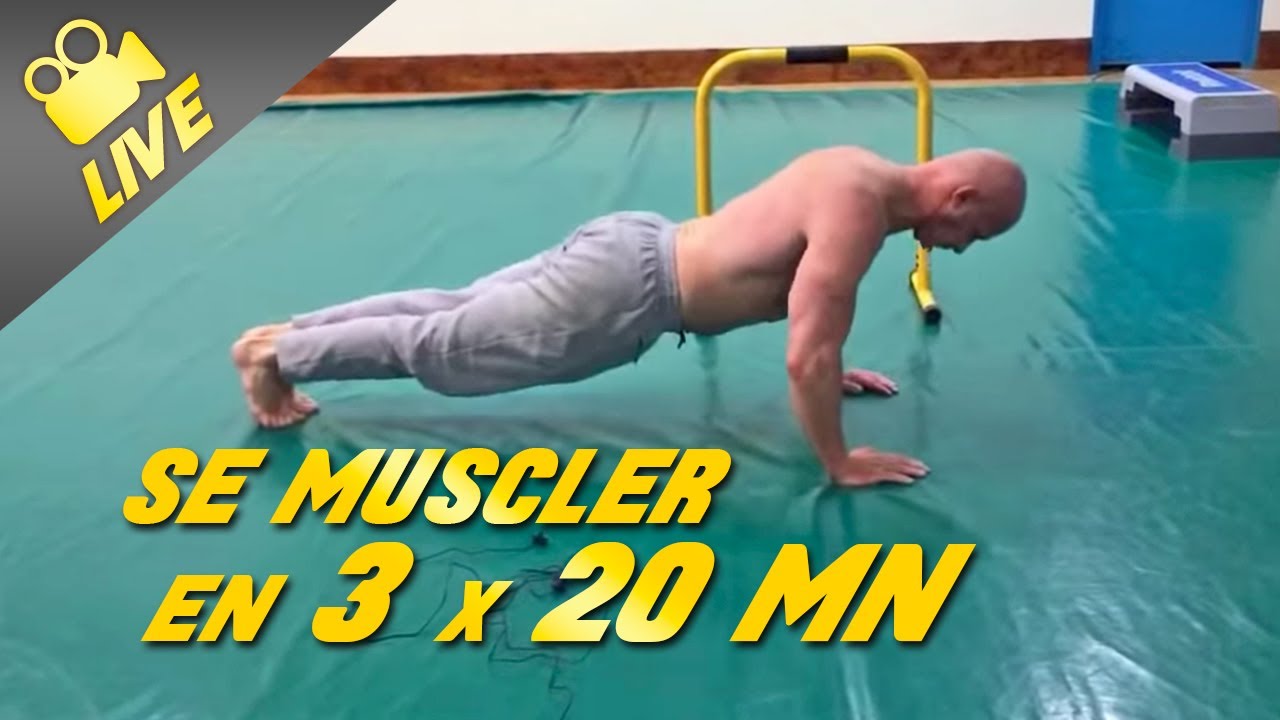 Comment être musclé à la maison en 3 × 20 minutes par semaine? - YouTube