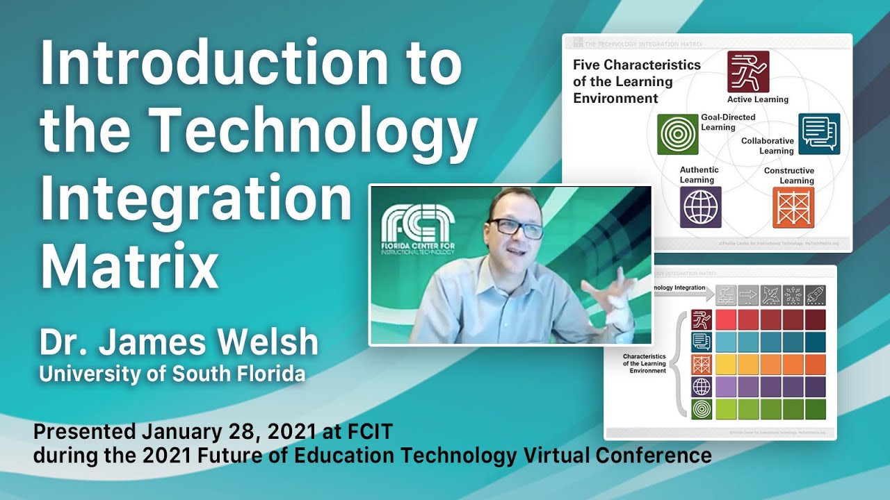 Introduction to the Technology Integration Matrix - Dr. James Welsh ...