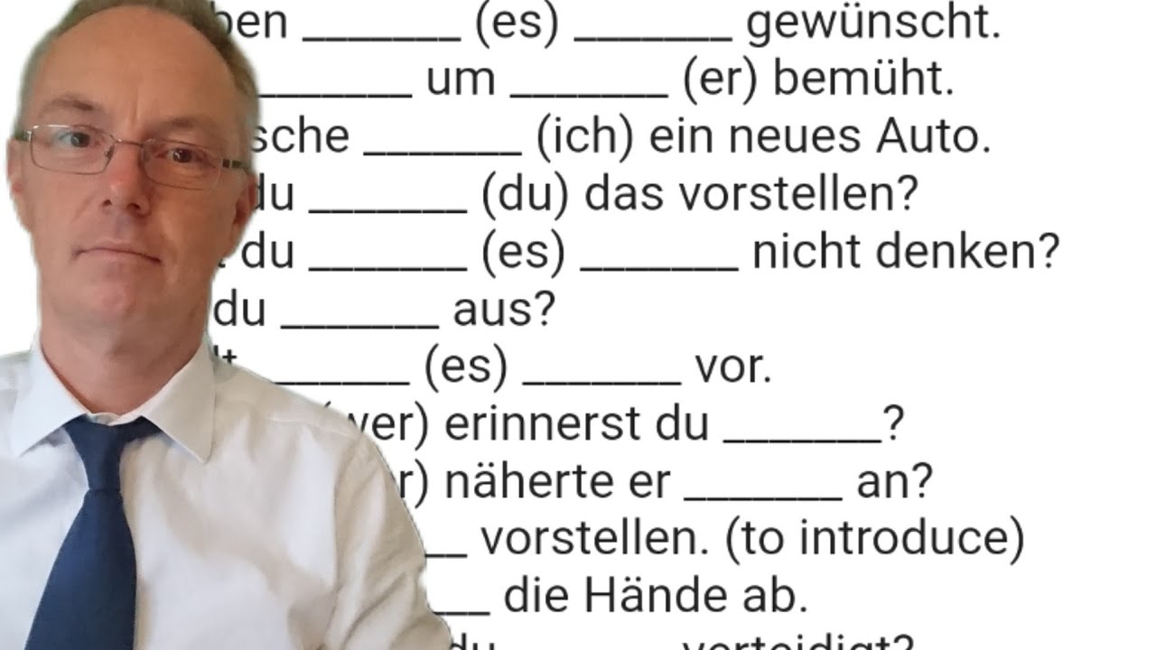 Reflexive Verben, German Exam Grammar Questions, #b1 #b2 http://de ...
