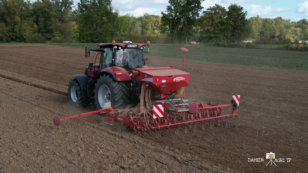🌾 Semis de blé 🌾 / CASE IH 200 & Kverneland s-drill pro - YouTube