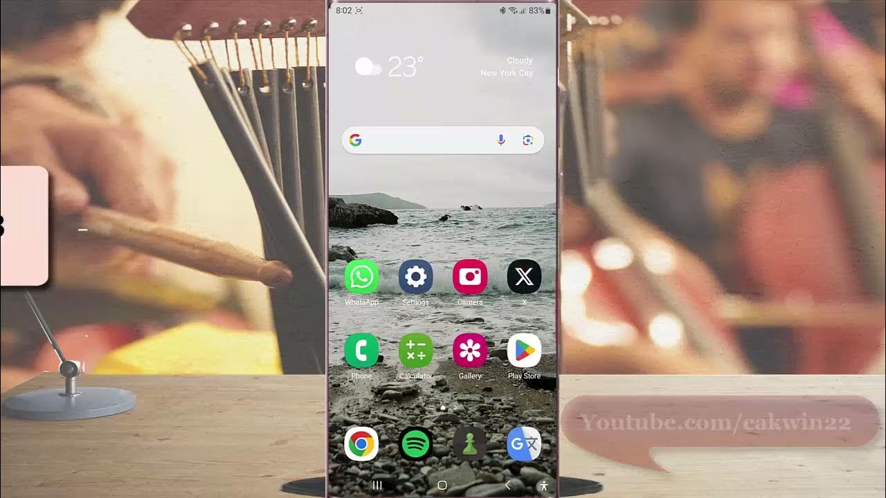 Samsung Galaxy S23 Ultra : How to set corner action for top right to do ...