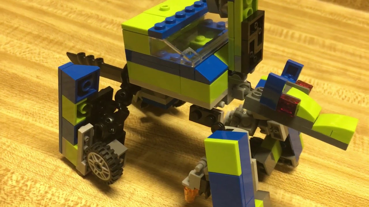 LEGO Transformers- Headmaster/Triple Changer Sawtooth - YouTube