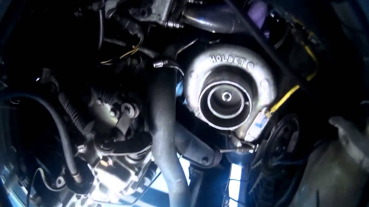 Turbo DSM underhood video on boost until the header glows - YouTube