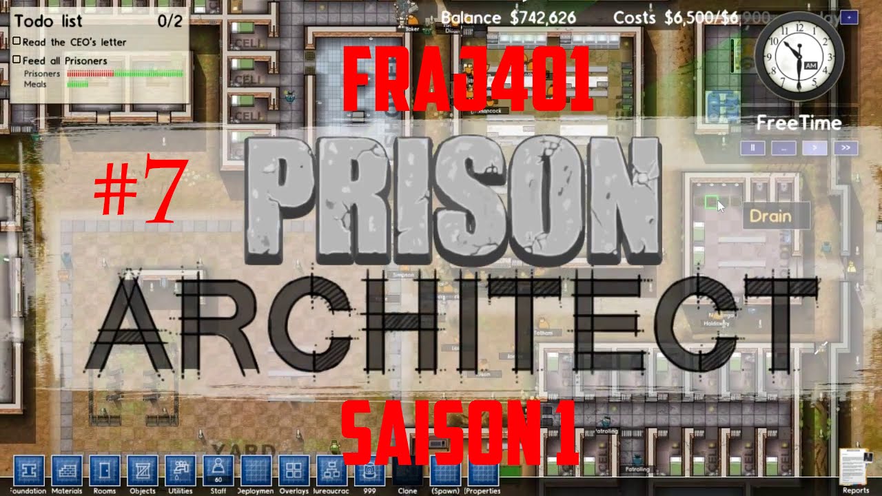 Prison Architect #7 L'atelier - YouTube