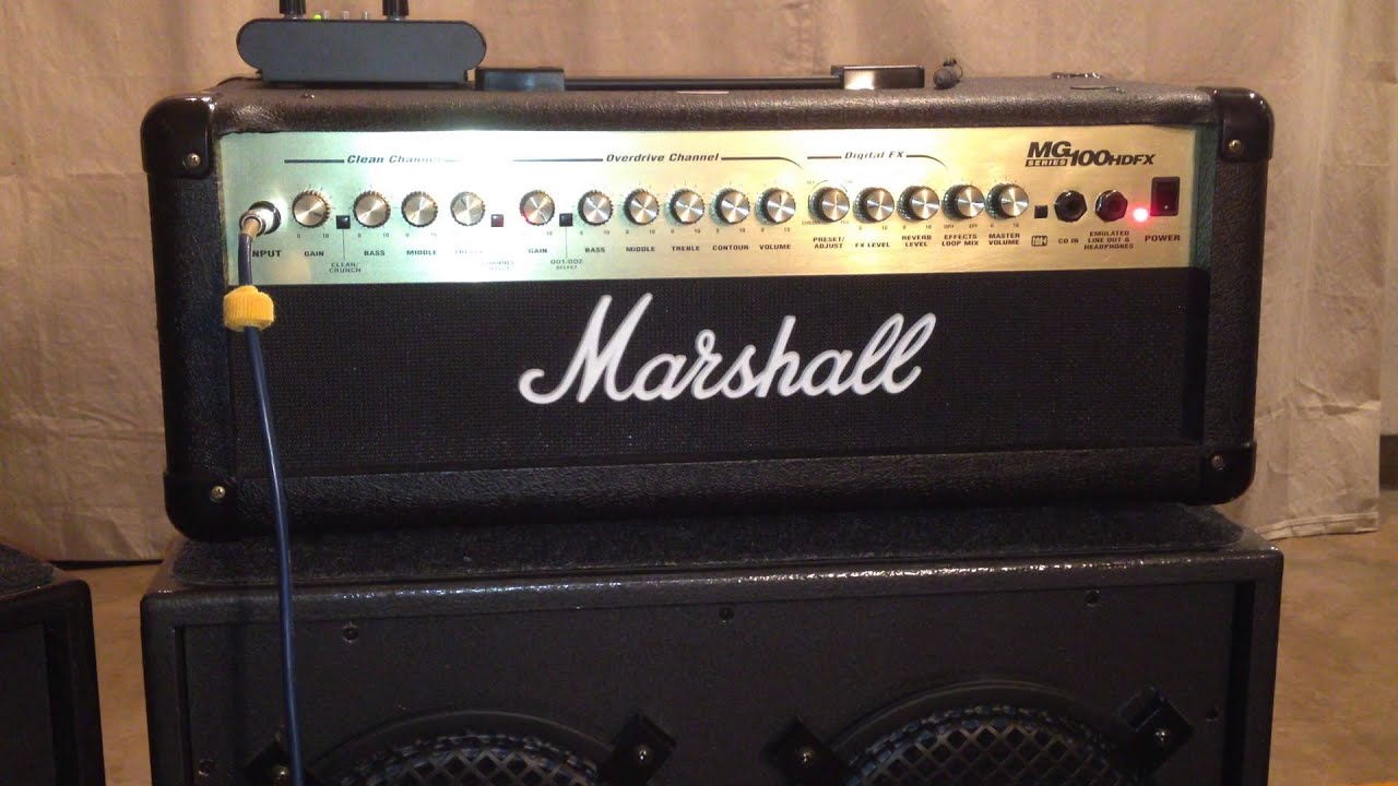 Testing the settings on the MG100HDFX. - YouTube