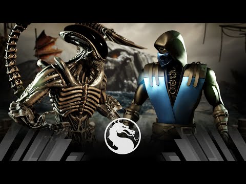 Mortal Kombat X - Alien Vs Blue Steel Sub-Zero (Very Hard)