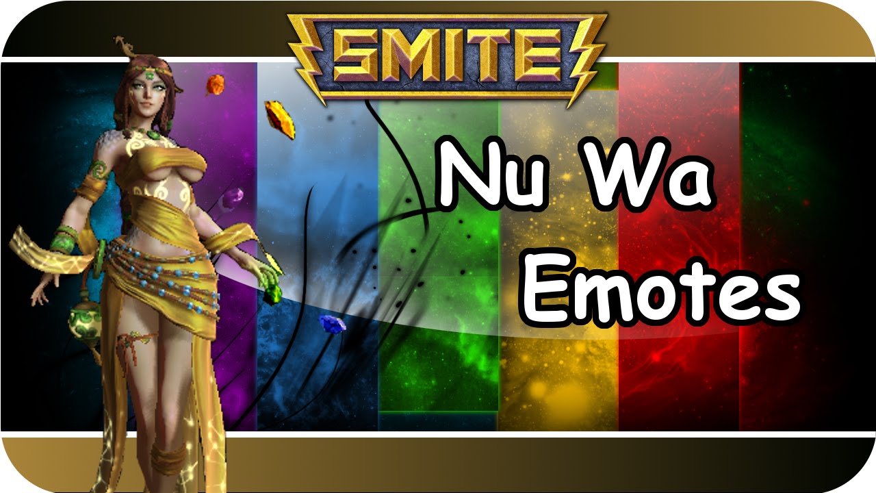 Smite - (New Nude) Nu Wa Emotes [Moebius Gaming] - YouTube