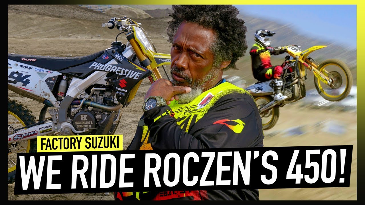 Scrub Daddy Takes Ken Roczen's Factory Suzuki RM-Z450! - YouTube