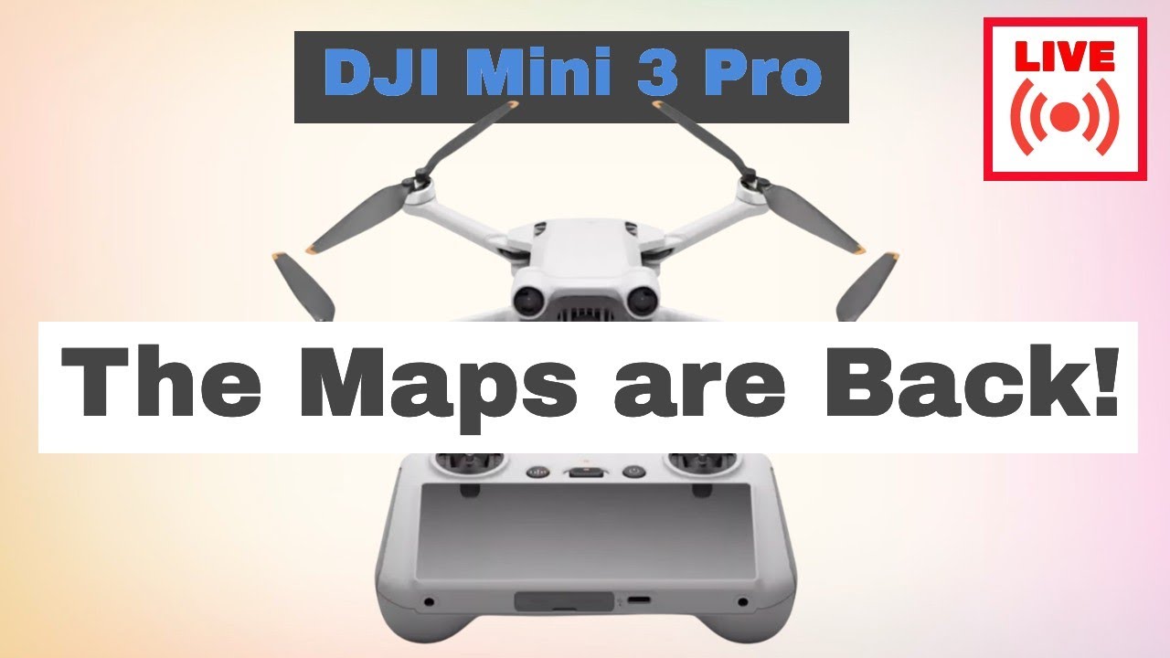 DJI Mini 3 Pro RC Screen - the Maps are back! #shaunthedrone - YouTube