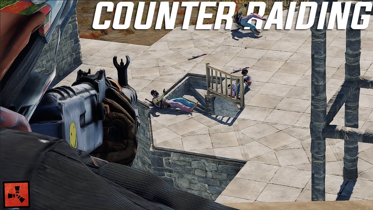 Rust - Counter Raiding Russian Zerg For ALL The LOOT! - YouTube