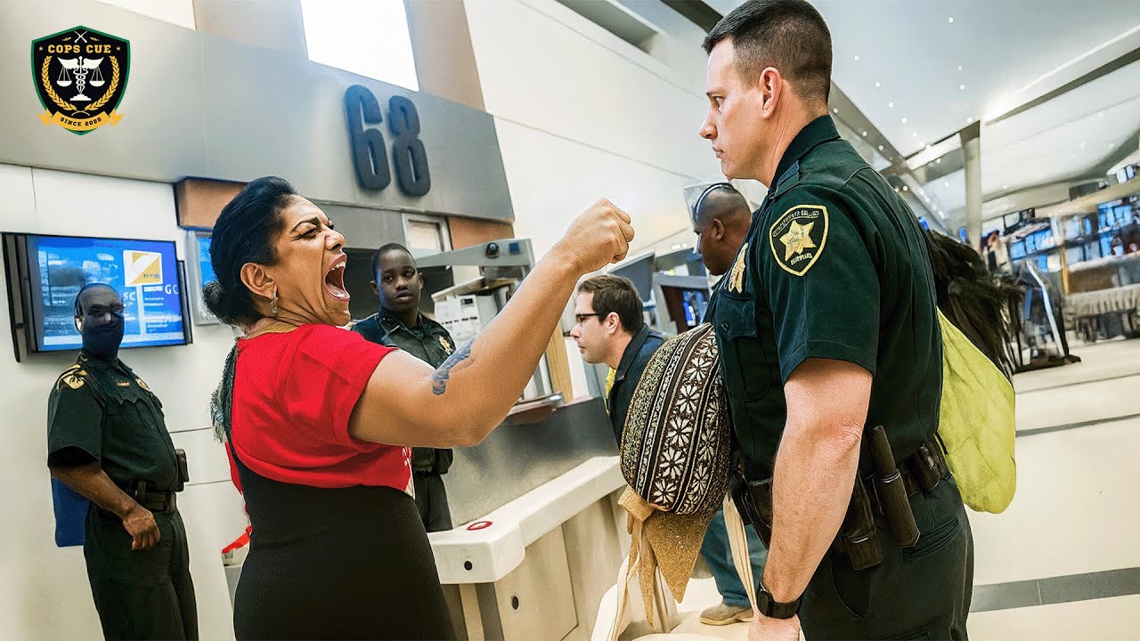 Psycho Karen Explodes at Airport Burger King Over Cancelled Trip ...