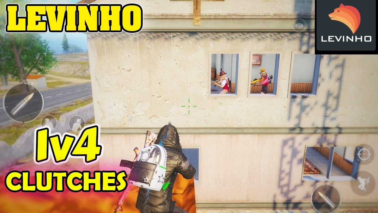 Levinho Solo Gameplay || 1vs4 Clutches & Squad Wipe Moments - YouTube