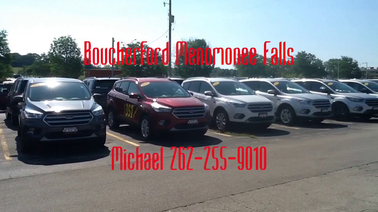Boucher Ford Menomonee Falls 2017 Ford Escape MS - YouTube