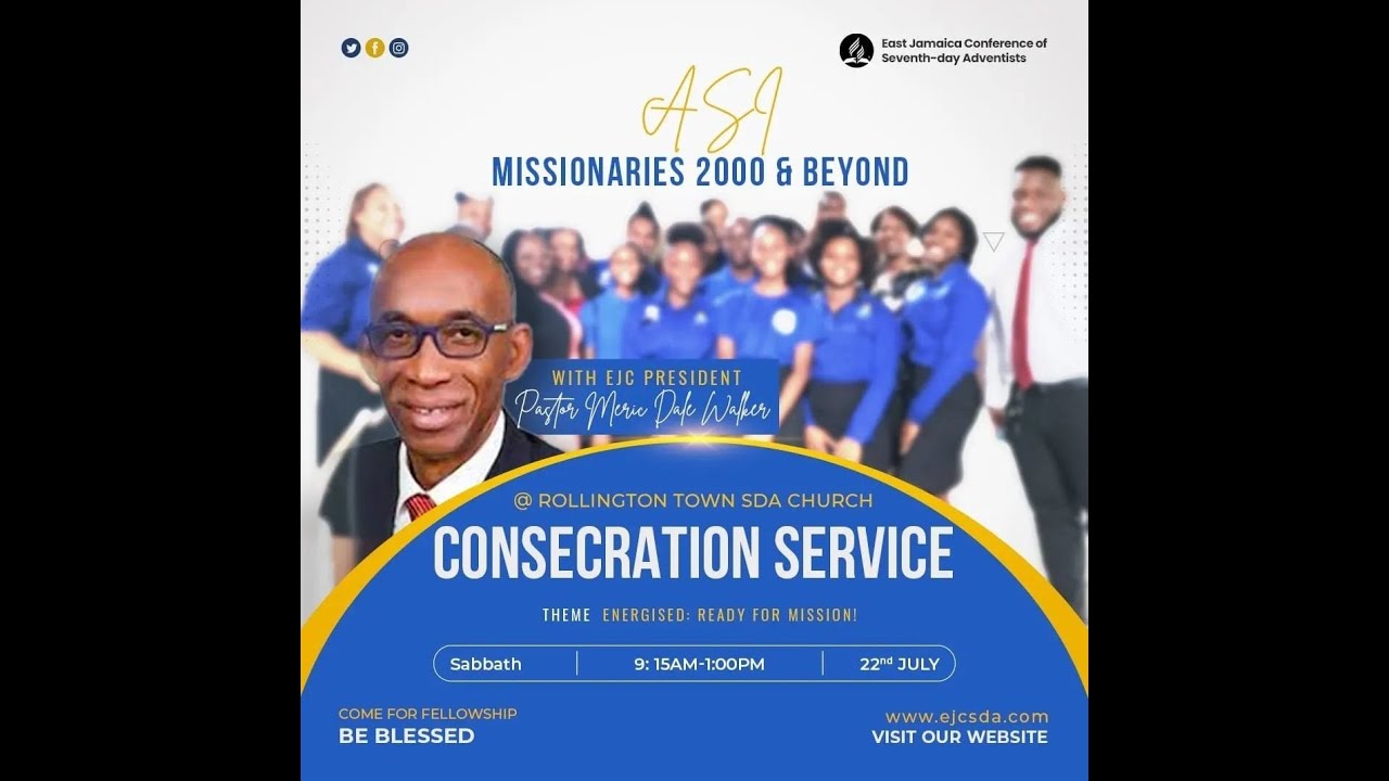 ASI Missionaries Consecration Service - "ENERGIZED: Ready for Mission ...