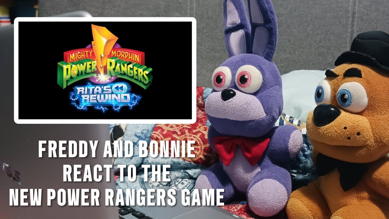 Freddy and Bonnie react to the new Power Rangers game - YouTube