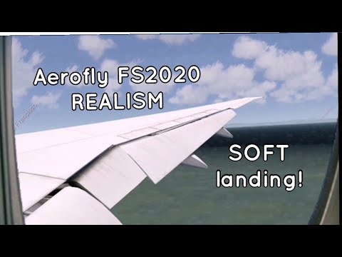 Aerofly FS2020 | 777 soft landing Realistic edits and sound | nice ...