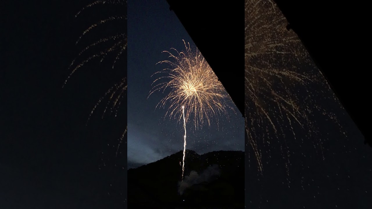 The Most Beautiful but the Smallest Fireworks from our Place !! - YouTube