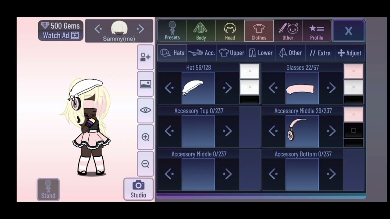 || How to make Samantha aka Sammy (Gacha Club) || Check description ...