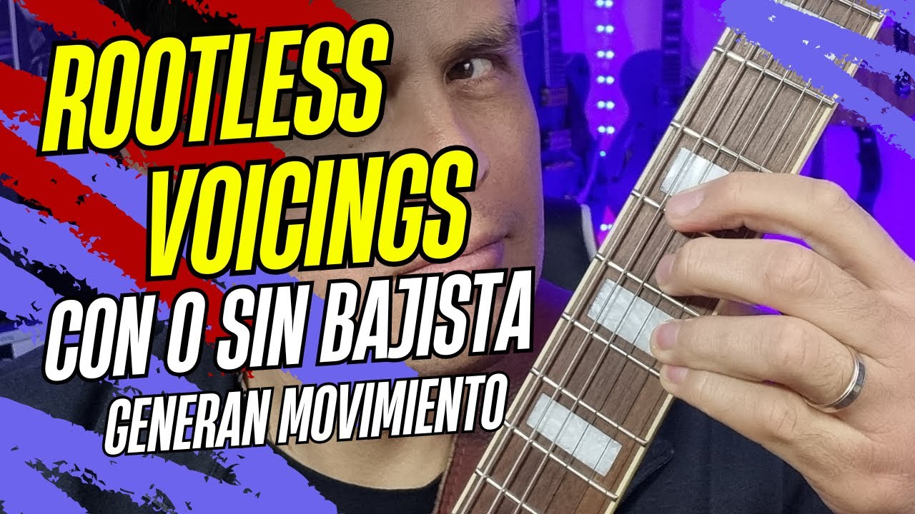 Rootless voicing (acordes sin raiz) con o sin bajista son un gran recurso para generar ...