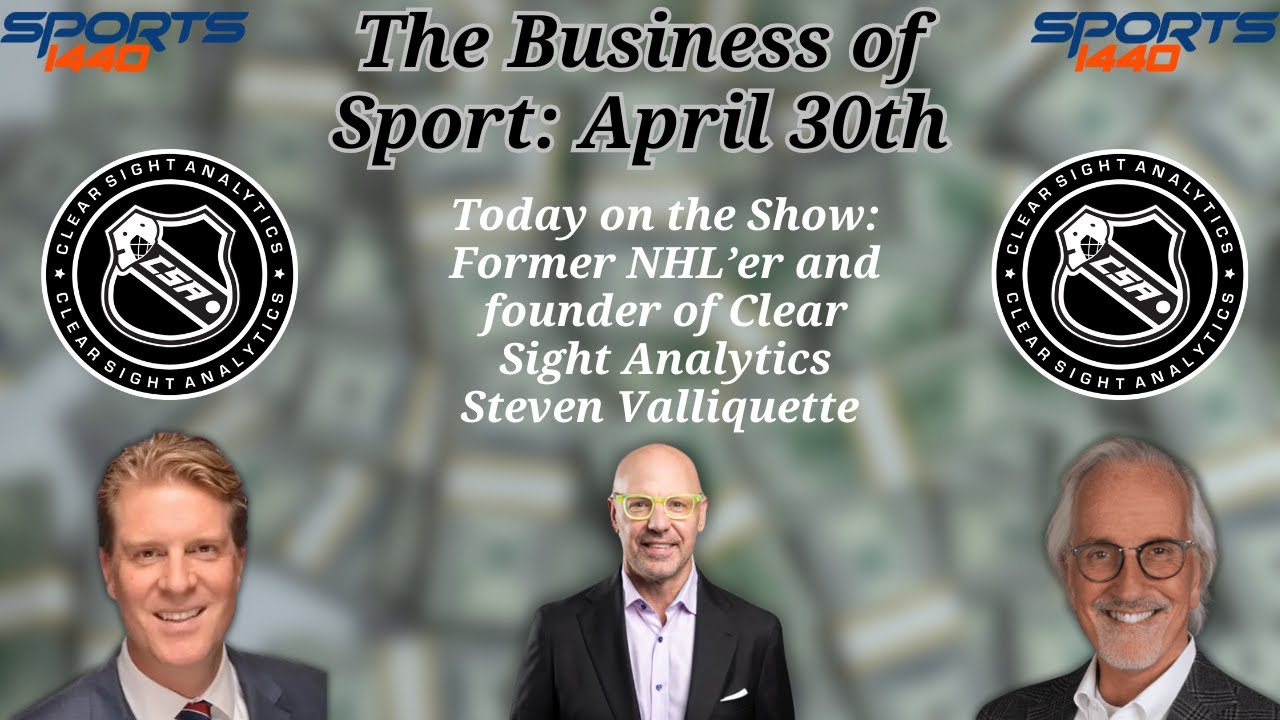 Business of Sport: Analytics in Hockey with Founder of Clear Sight ...