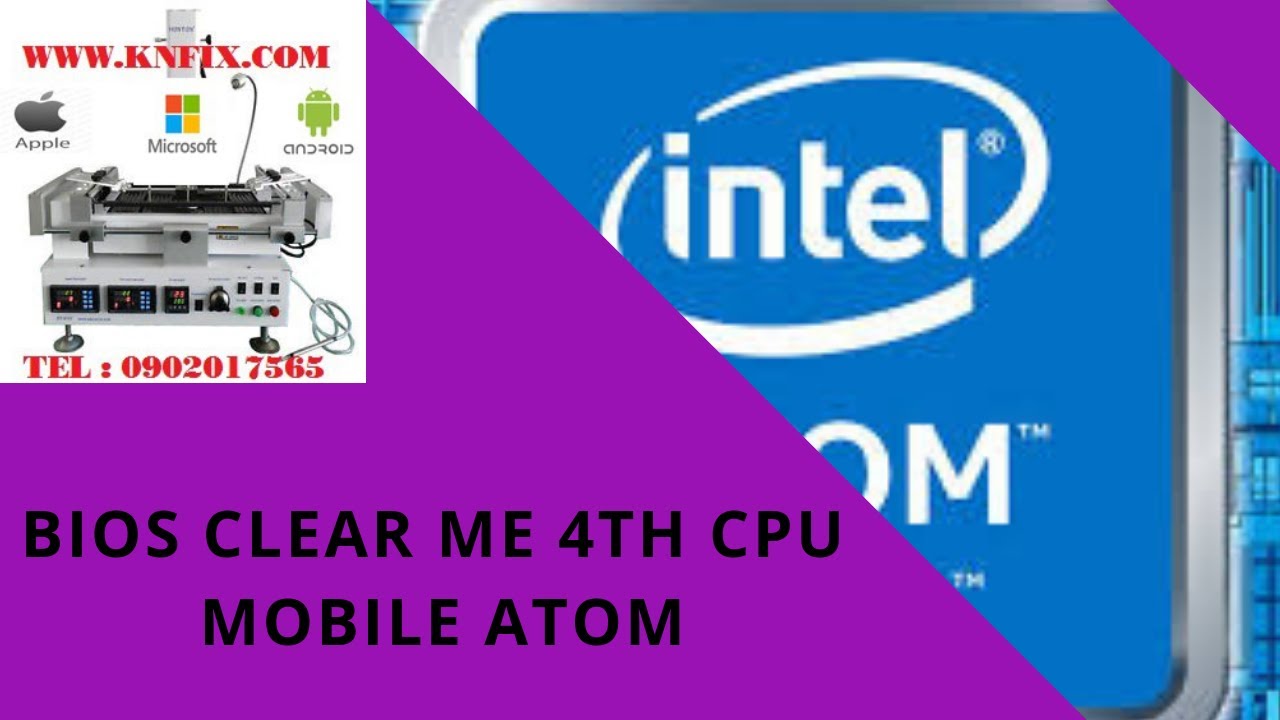 Making Bios Intel Txe Region For Cpu Intel Mobile And Intel Atom 4th ...
