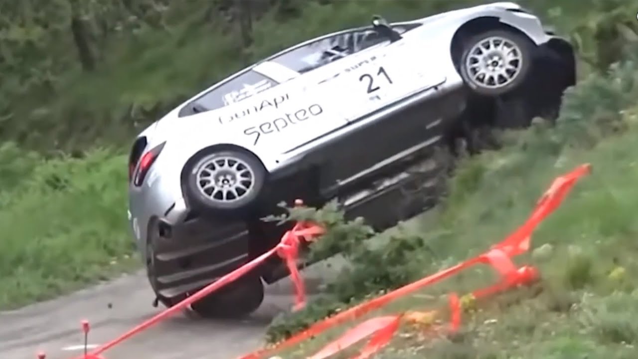 Funniest Rally Moments Compilation - Idiots On Race Tracks - YouTube