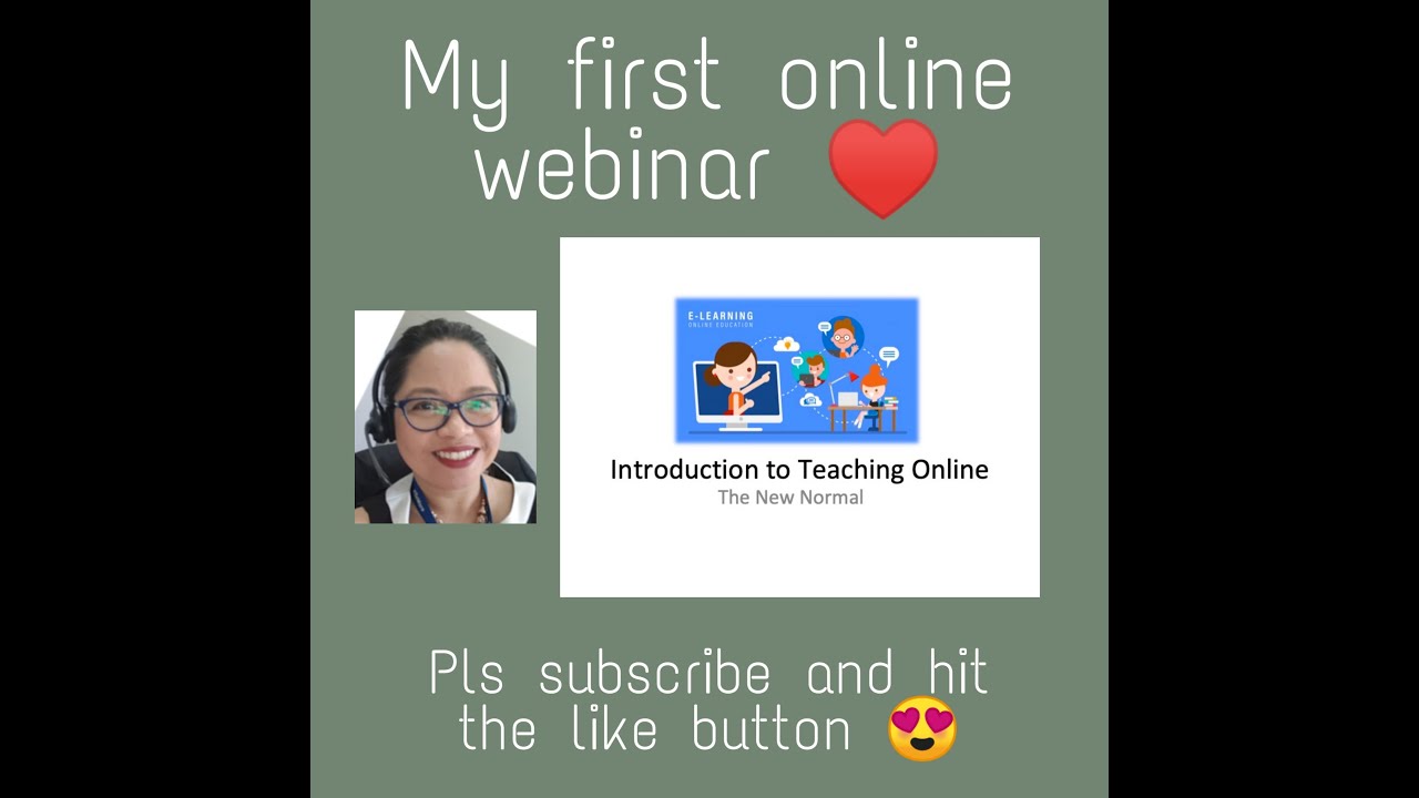 Introduction to Teaching Online Part 1 of 2 (Taglish) - YouTube