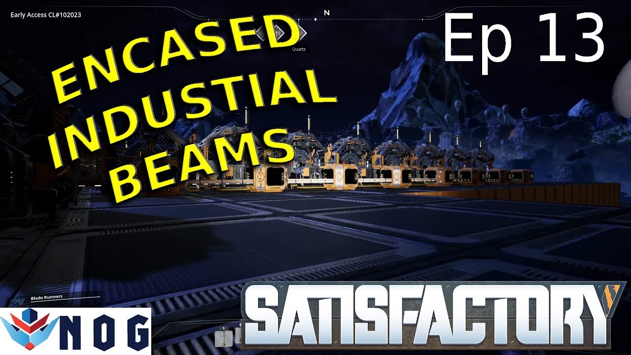 Satisfactory Mega Factory Ep13 - Encased Industrial Beam Production ...