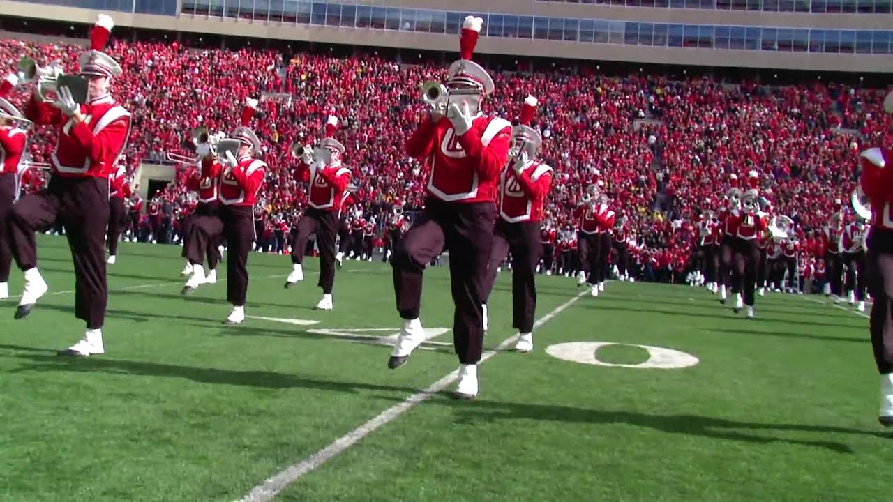 Badger Band 10-17-09 Halftime ON WIS - YouTube