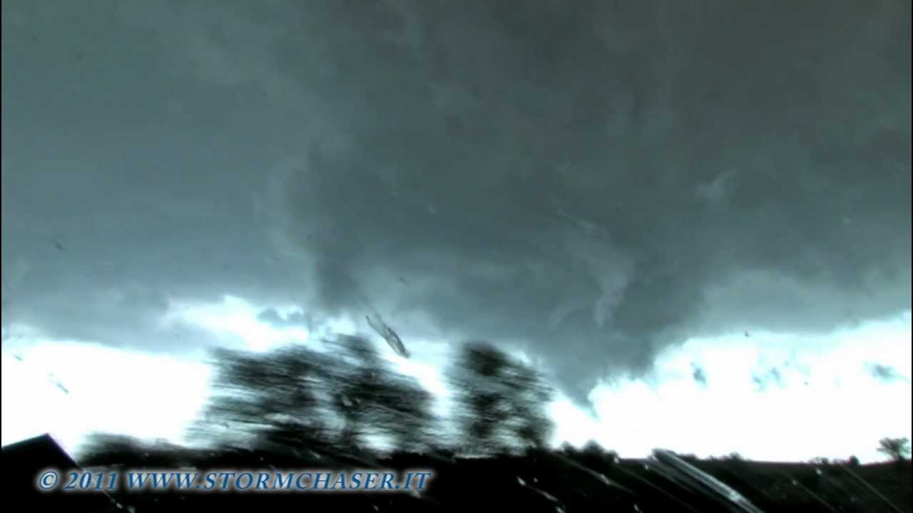 Monster supercell US plains 2011 camera car - YouTube