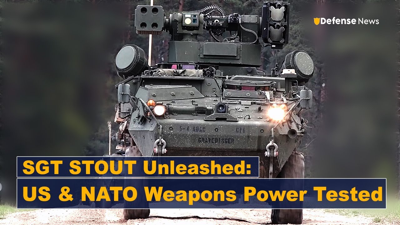 SGT STOUT in Action: US & NATO Unveil New Air Defense Power - YouTube