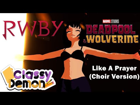 [MMD RWBY] Like a Prayer scene (from Deadpool & Wolverine) || Ruby and Blake vs Salem