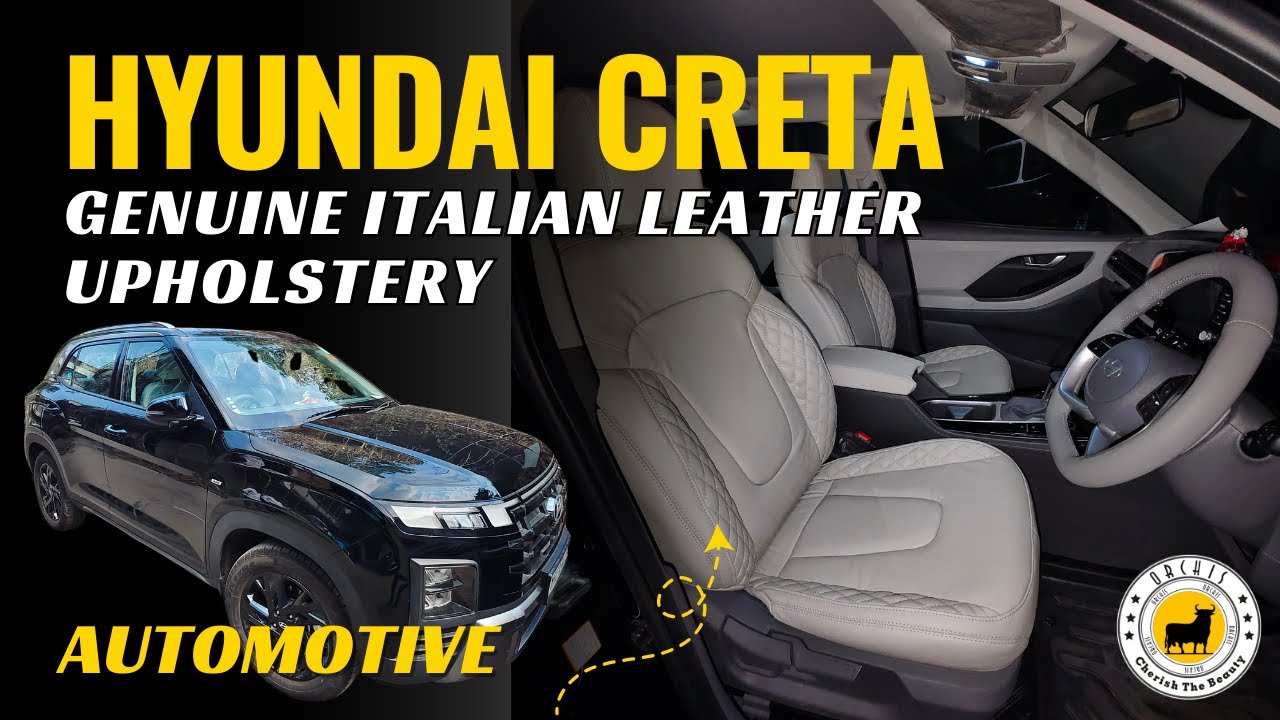 Hyundai Creta Luxury Upgrade Genuine Italian Leather Seat Covers ...