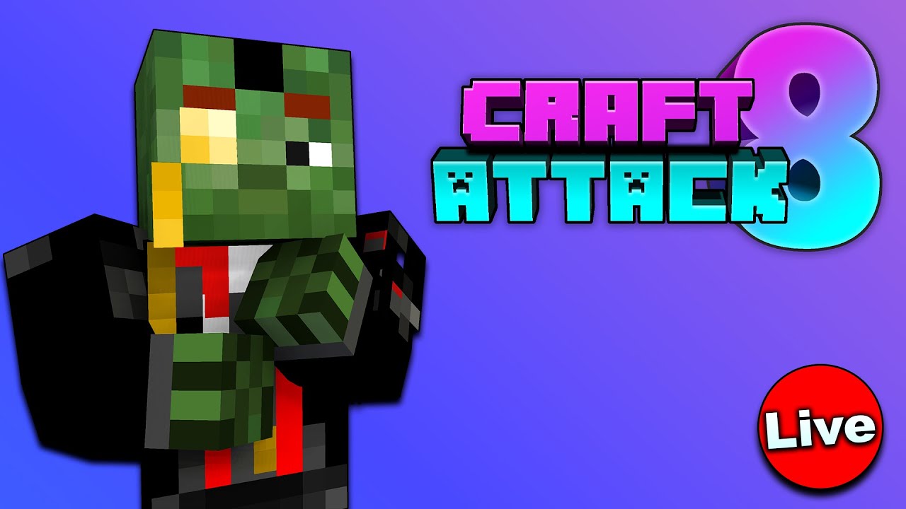 Minecraft Basis bauen ⚒️ - Craft Attack 8 Live #042 - YouTube