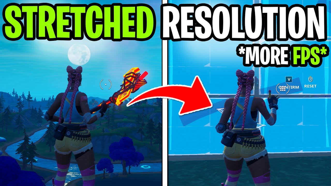 🔧 FORTNITE SEASON 3: Best Stretched Resolution For Low End PC! - Reduce ...