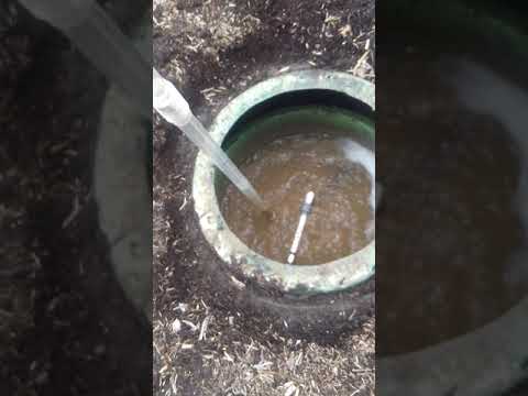 Sludge gauge Septic inspection - YouTube