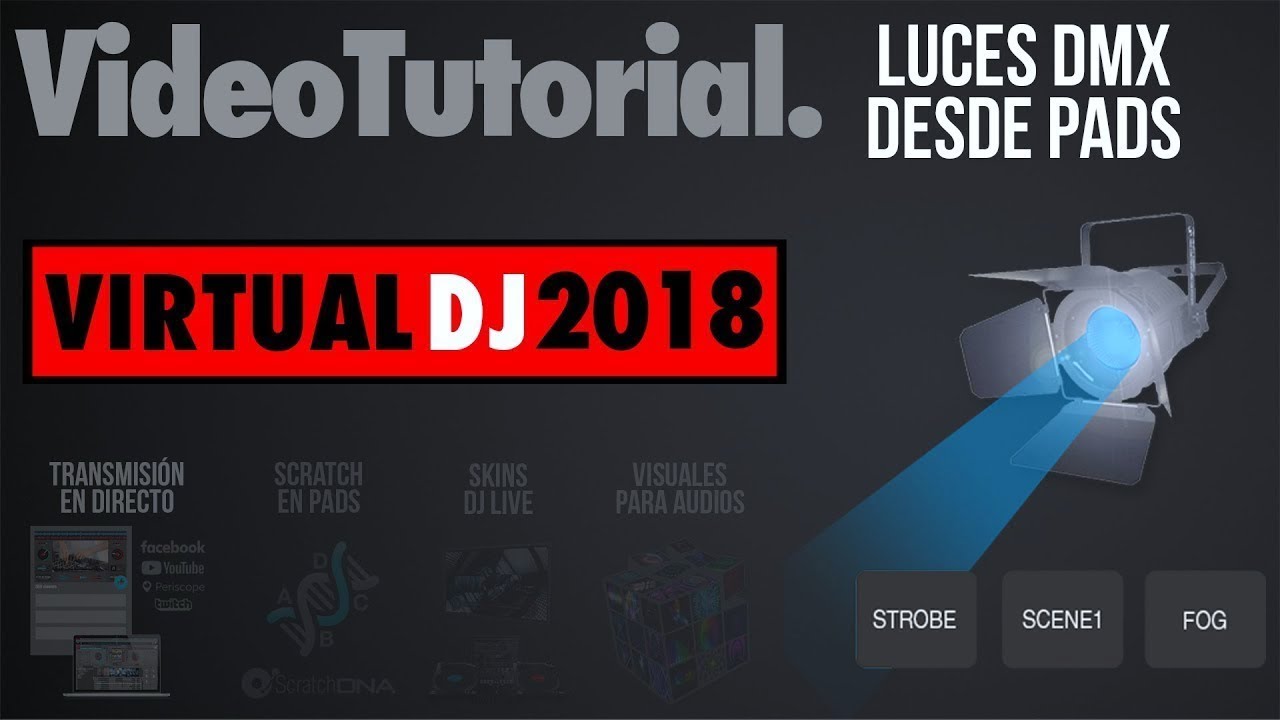 el nuevo control dmx de virtual dj 8 3 - YouTube