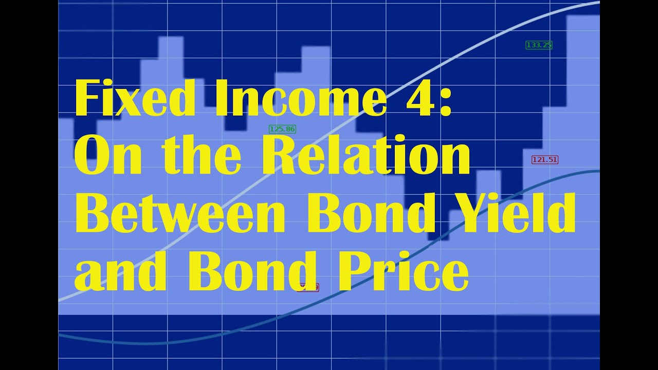 Fixed Income 4: On the Relation Between Bond Yield and Bond Price - YouTube