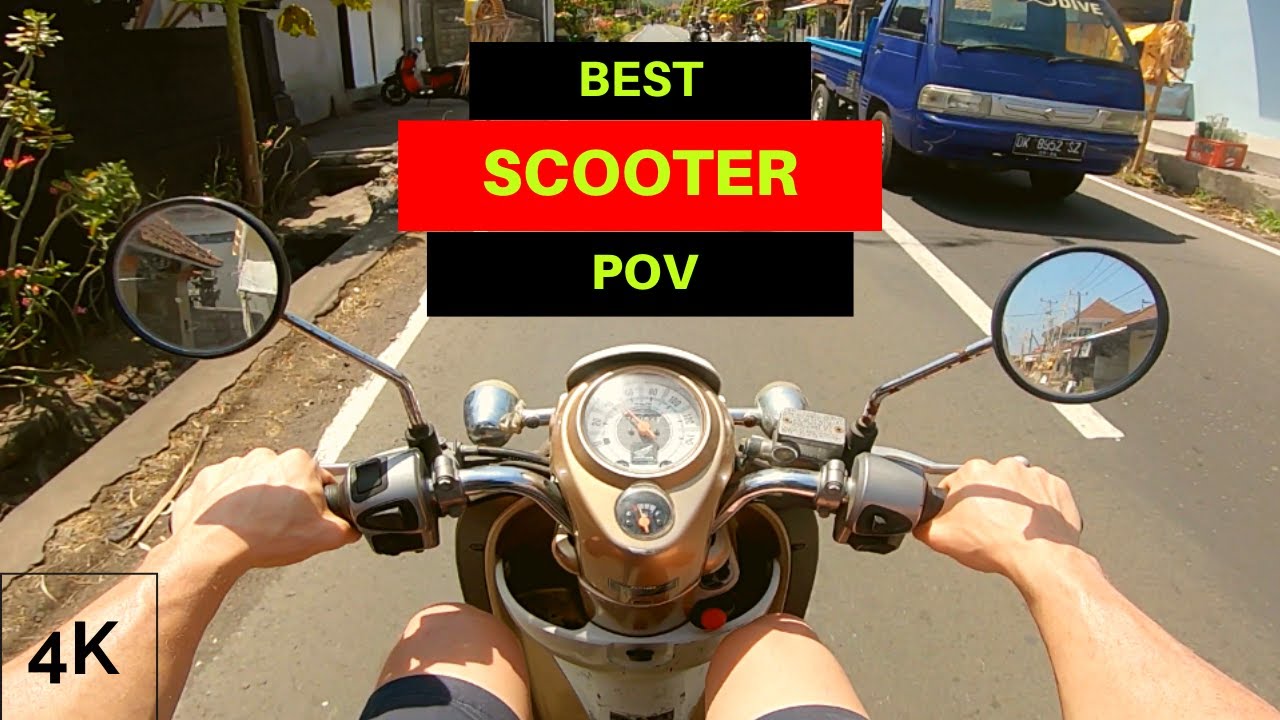 ⁴ᴷ⁶⁰ POINT OF VIEW SCOOTER RIDE 2020 | Honda Scoopy 2010 | Island ...