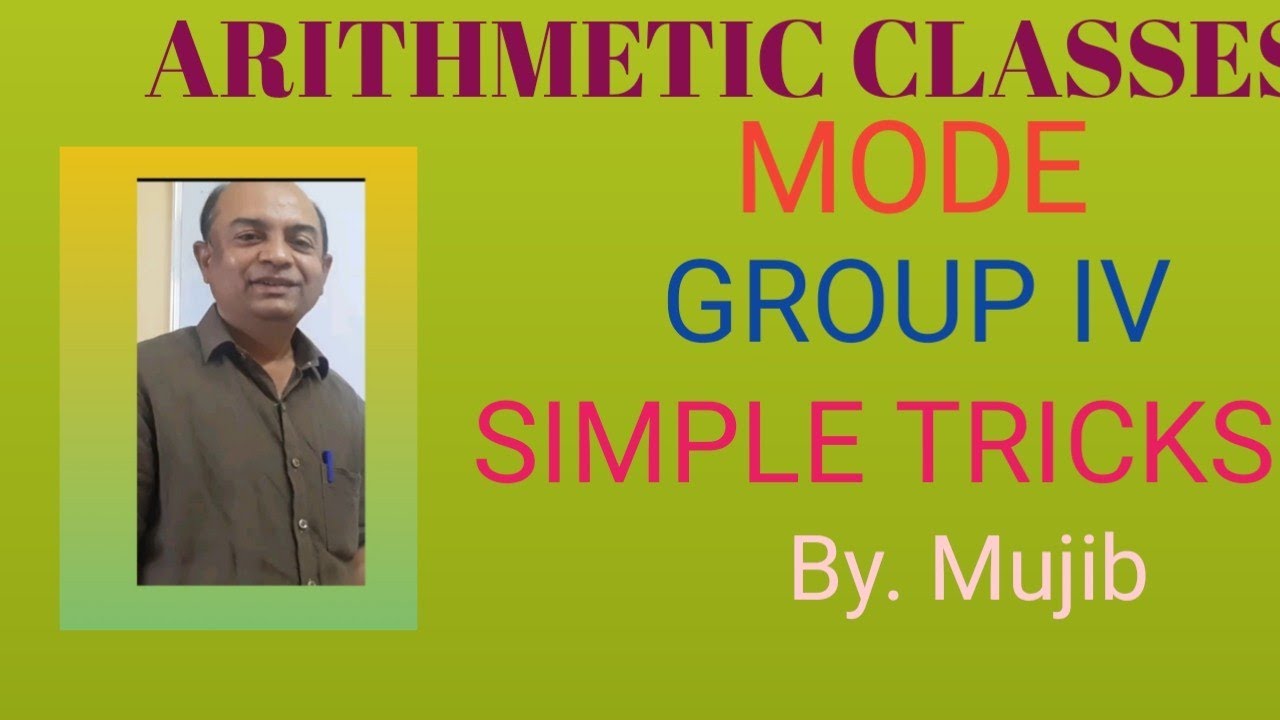 MODE || GROUP IV || USEFUL FOR GROUP IV || SHORTCUTS || SIMPLE TRICKS ...