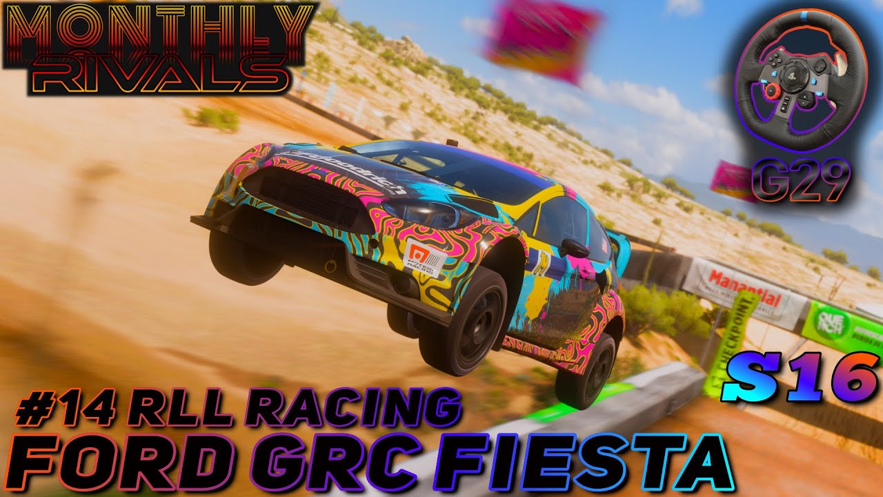 Ford GRC Fiesta #14 RLL Racing on Horizon Baja Scramble | Forza Horizon ...