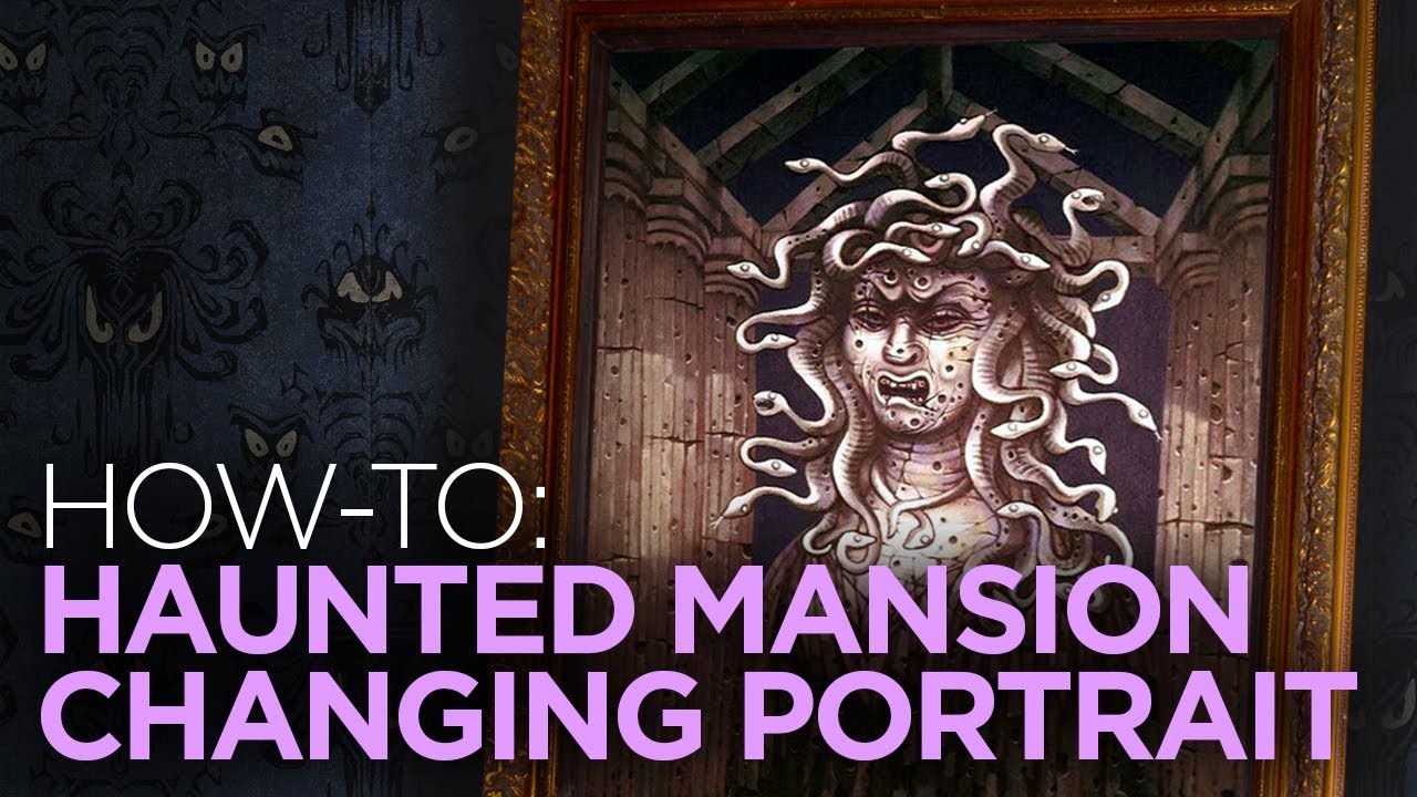 Haunted Mansion Changing Portrait - How It Works - YouTube