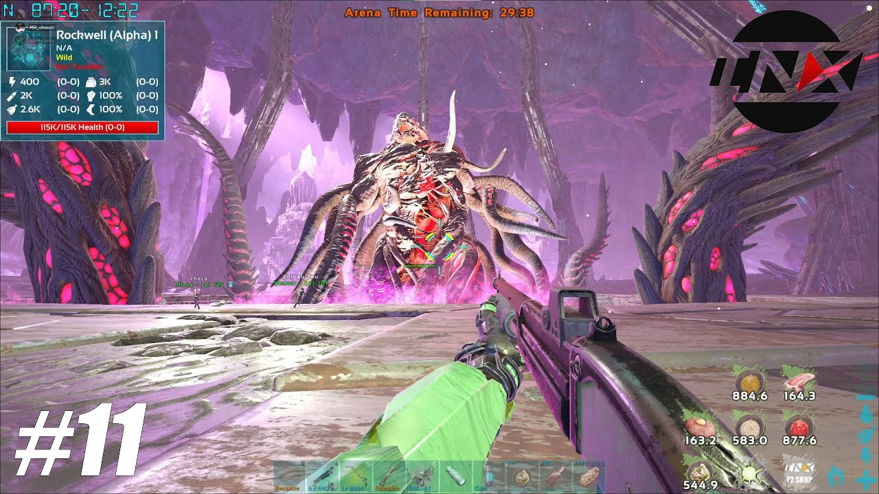 ROCKWELL EN ALPHA ! ARK INX cluster 1 #11 - YouTube