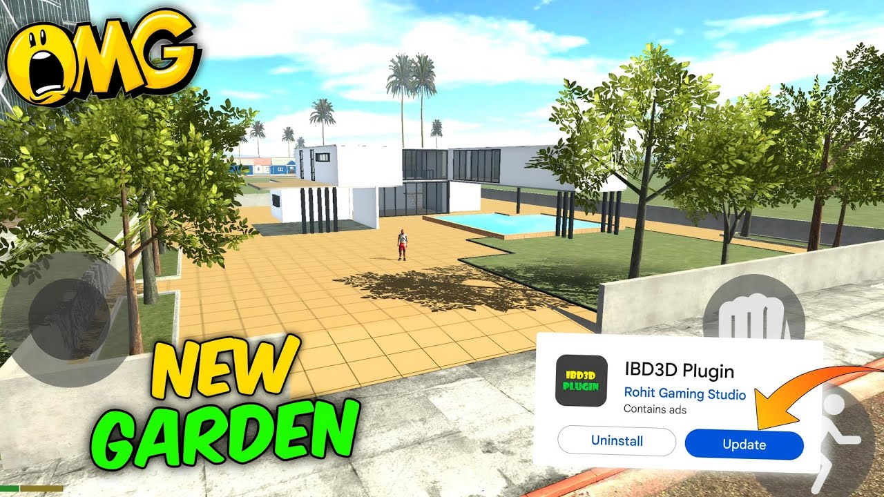Garden Add In New House Full Gameplay | IBD 3D Plugin New Update | NPC ...