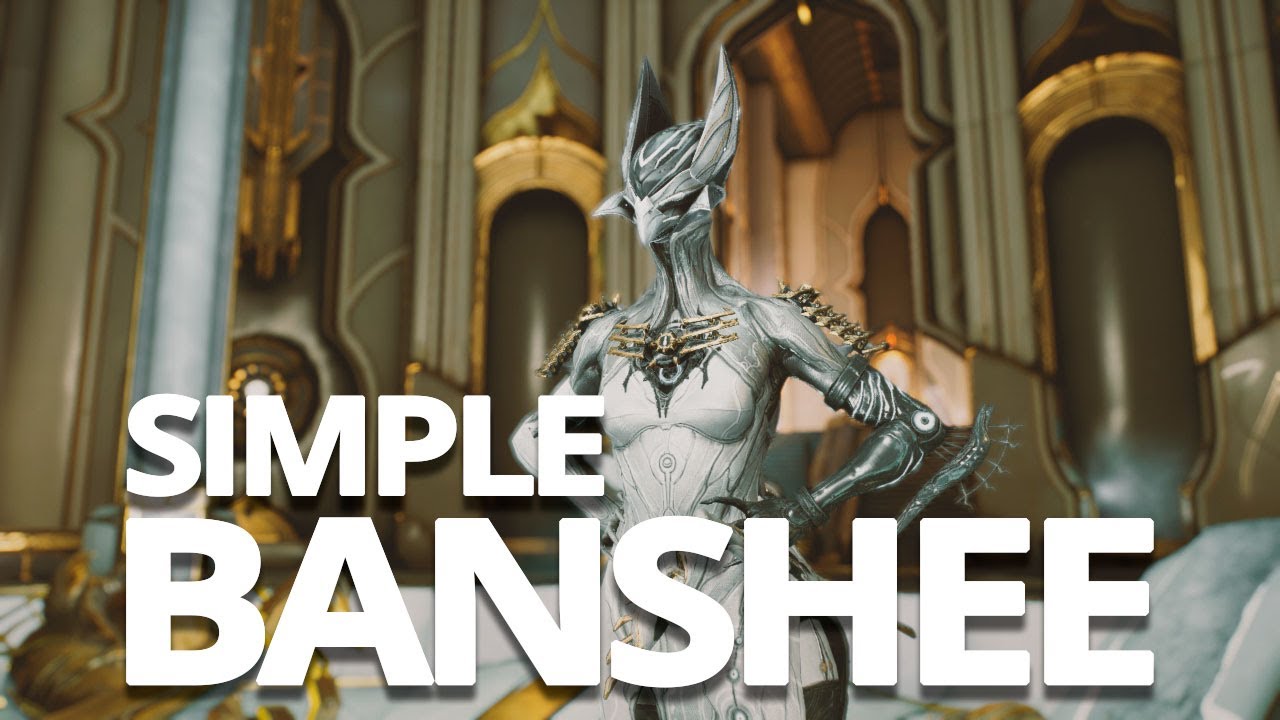 Warframe: Simple Banshee Build & Fashionframe (Old) - YouTube