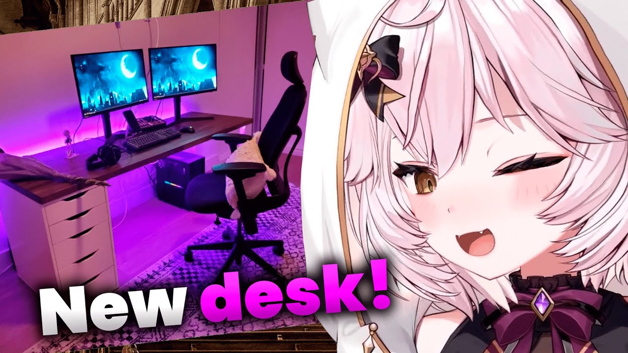 Nyanners shows her new 𝙤𝙛𝙛𝙞𝙘𝙚!(and 𝙙𝙚𝙨𝙠 𝙧𝙚𝙛𝙤𝙧𝙘𝙚𝙙!) - YouTube