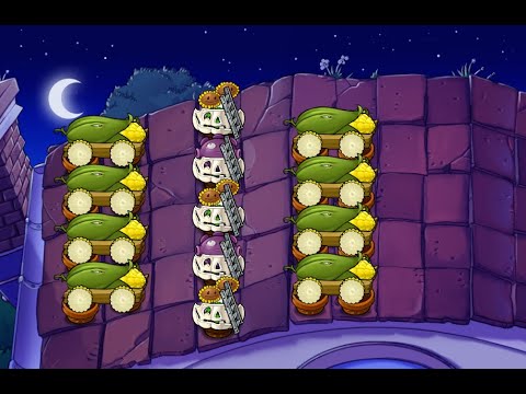 Plants Vs Zombies (Moon Endless) - Symmetrical 8 Cob - YouTube