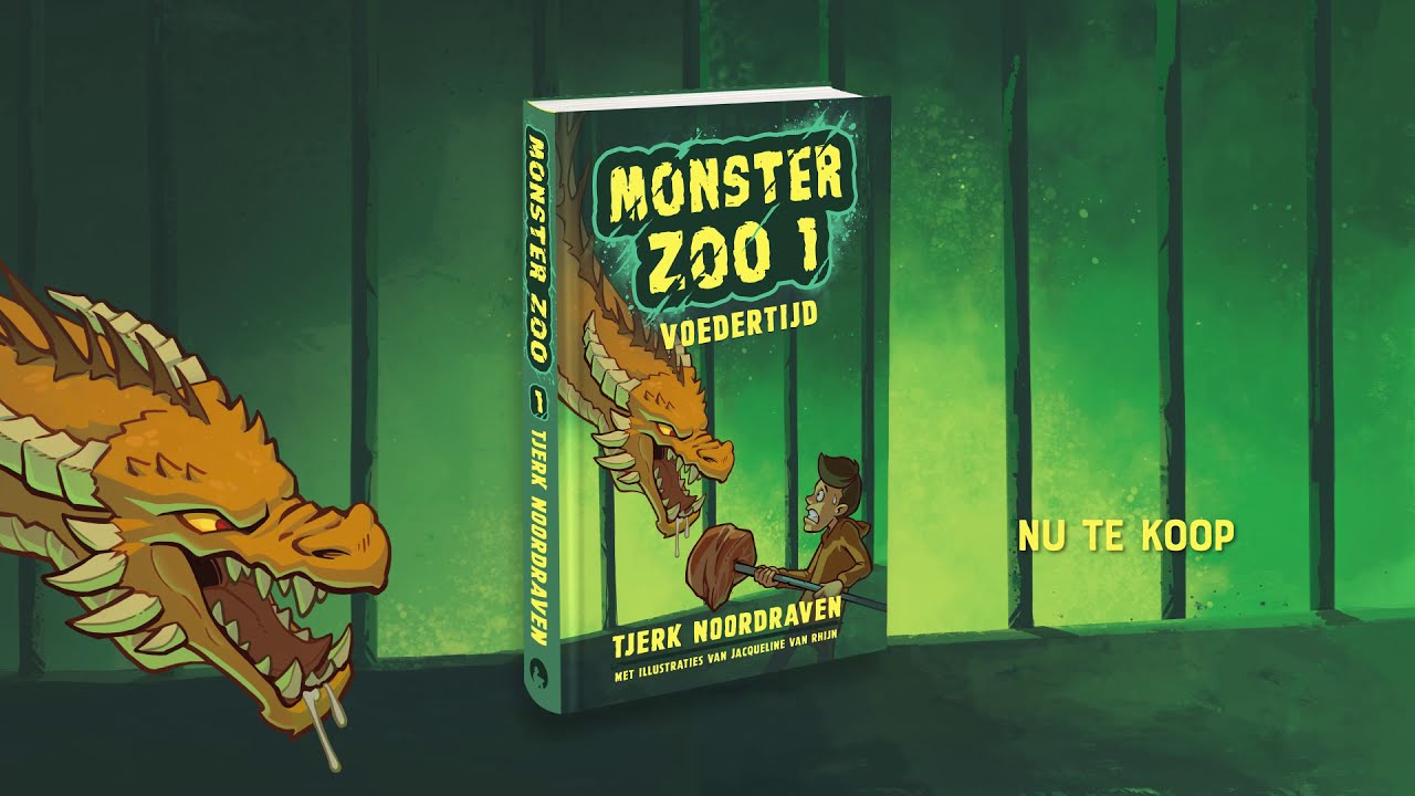 Tjerk Noordraven - Monster Zoo 1: Voedertijd - boektrailer - YouTube
